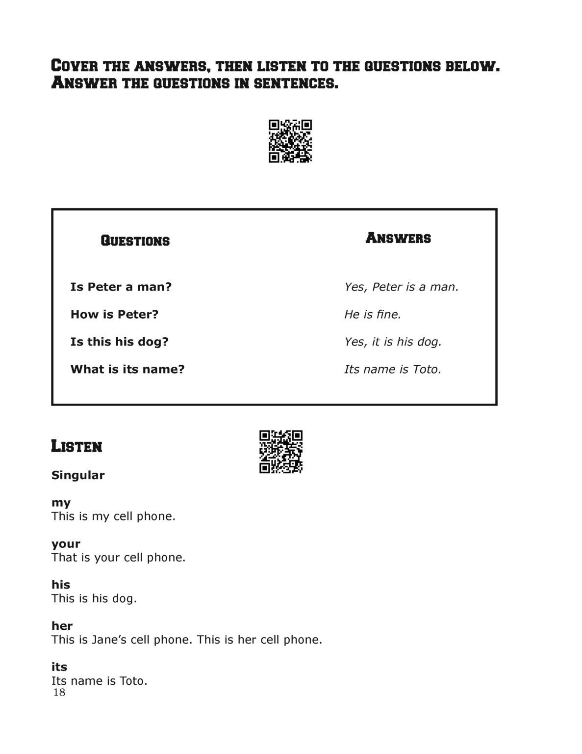Listening and Speaking English Practice