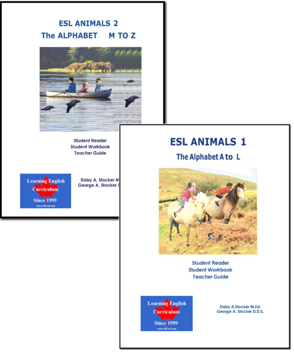 ESL Alphabet Books for kindergarten or preschool