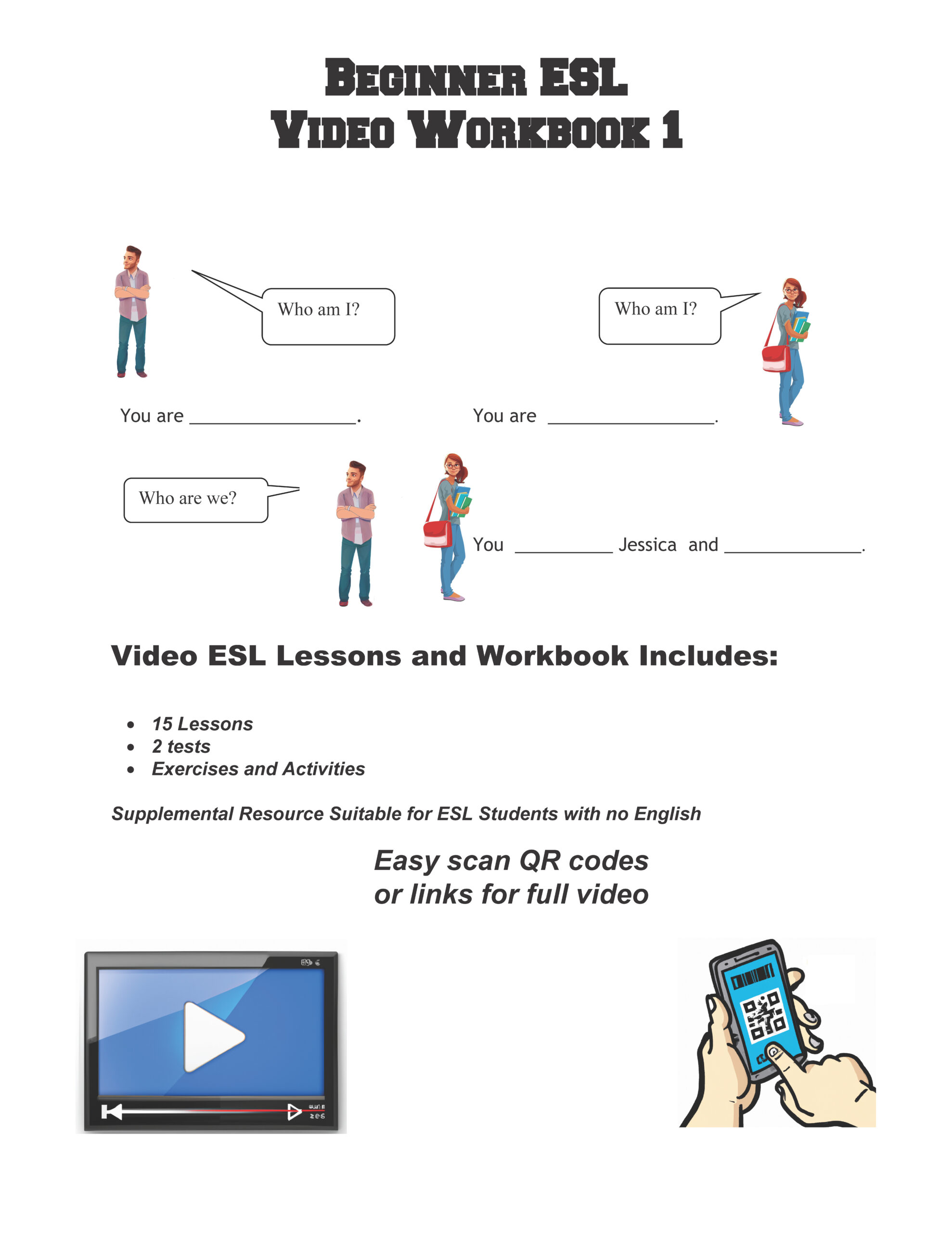 Beginners ESL Video Workbooks