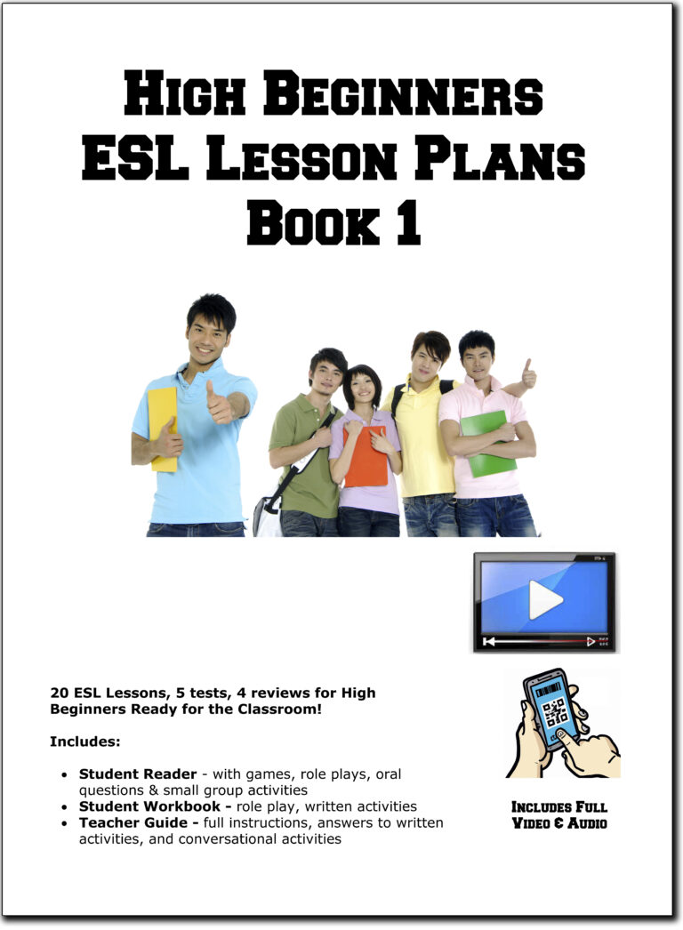 Beginners ESL Curriculum - Module 1 - Part 2